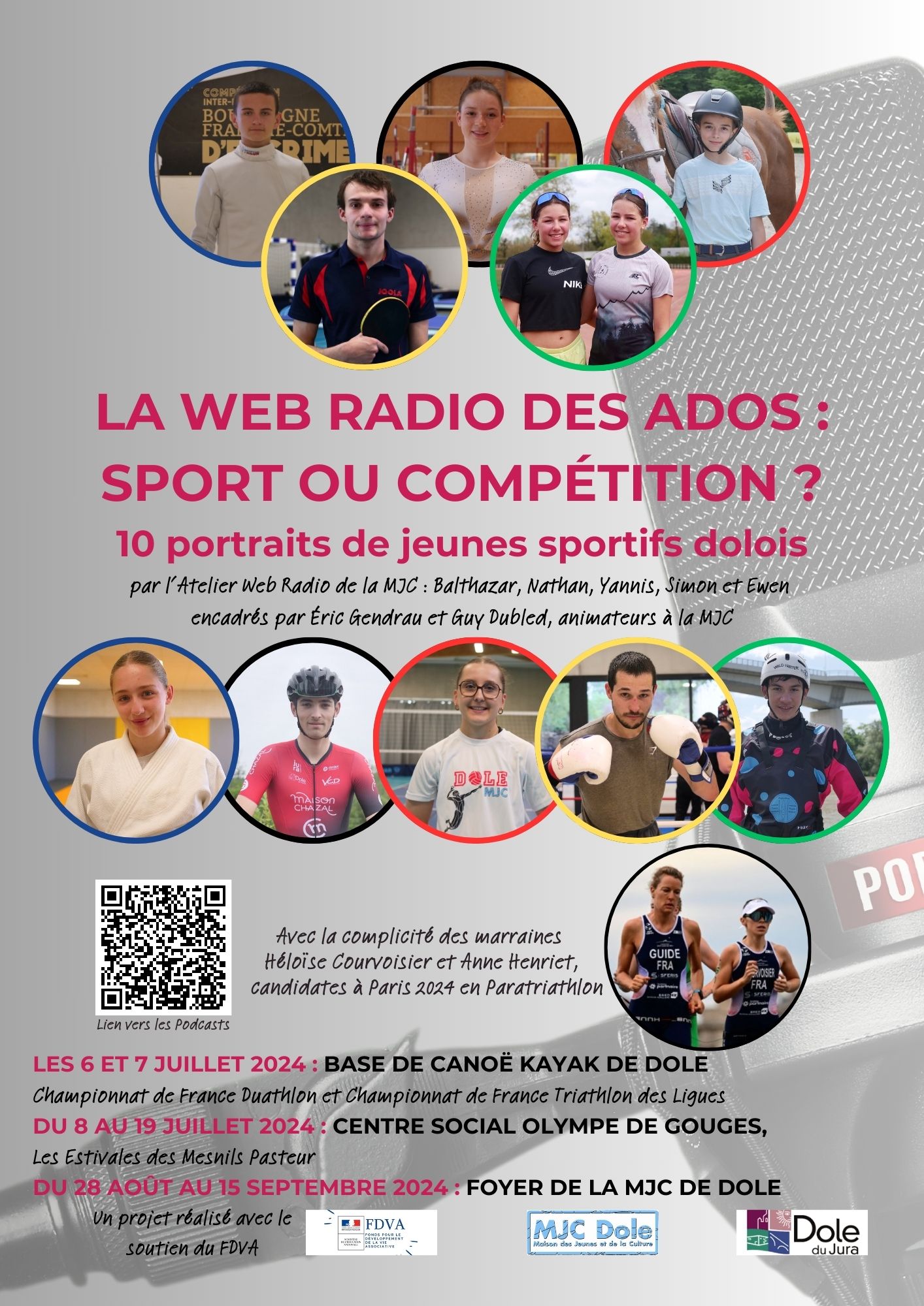 LA WEB RADIO DES ADOS : SPORT OU COMPÉTITION?- Sortir a dole