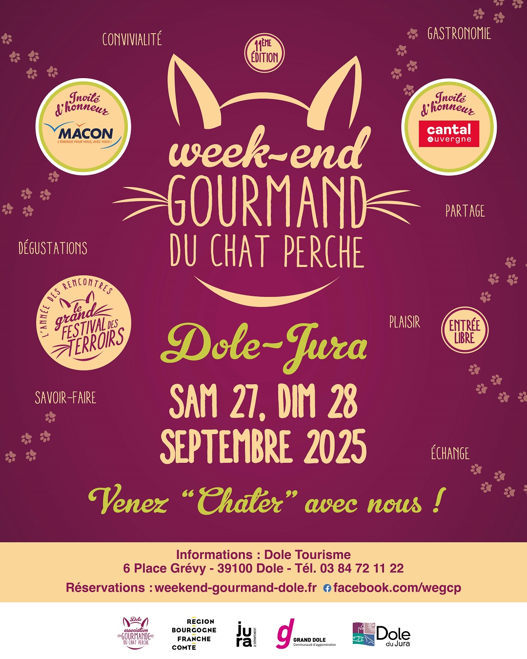 Week-end Gourmand du Chat Perché- Sortir a dole