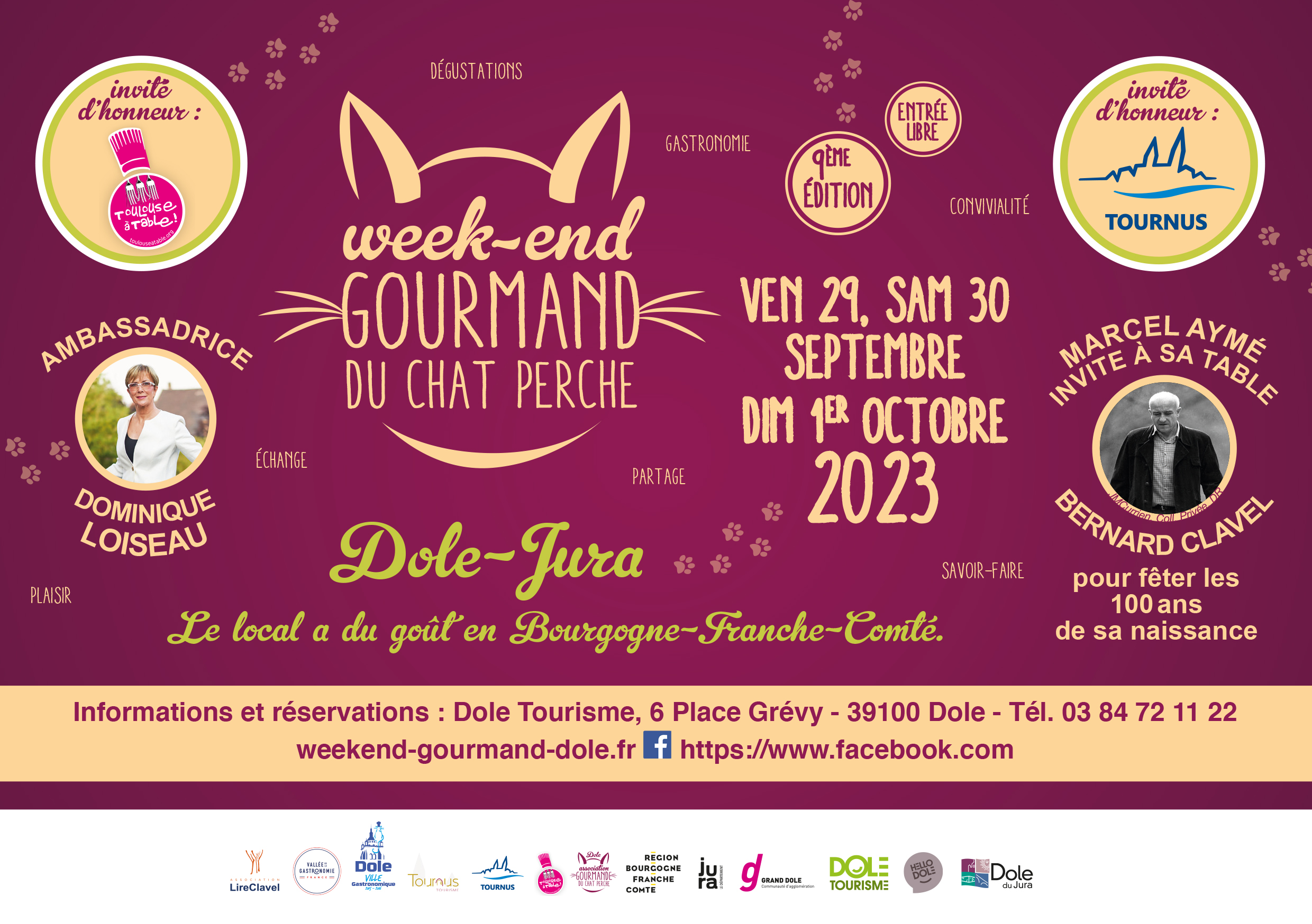 Week-End Gourmand du Chat Perché 2023- Sortir a dole
